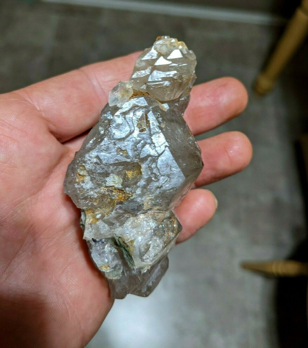 152g Elestial Quartz Crystal Skeletal Complex Floater Specimen Reiki ...